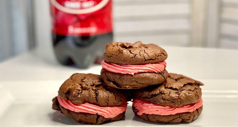Chocolate Cheerwine Whoopie Pies