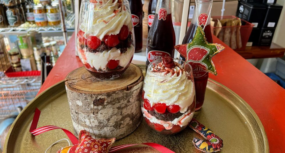 Chocolate Cherry Cheerwine Trifle