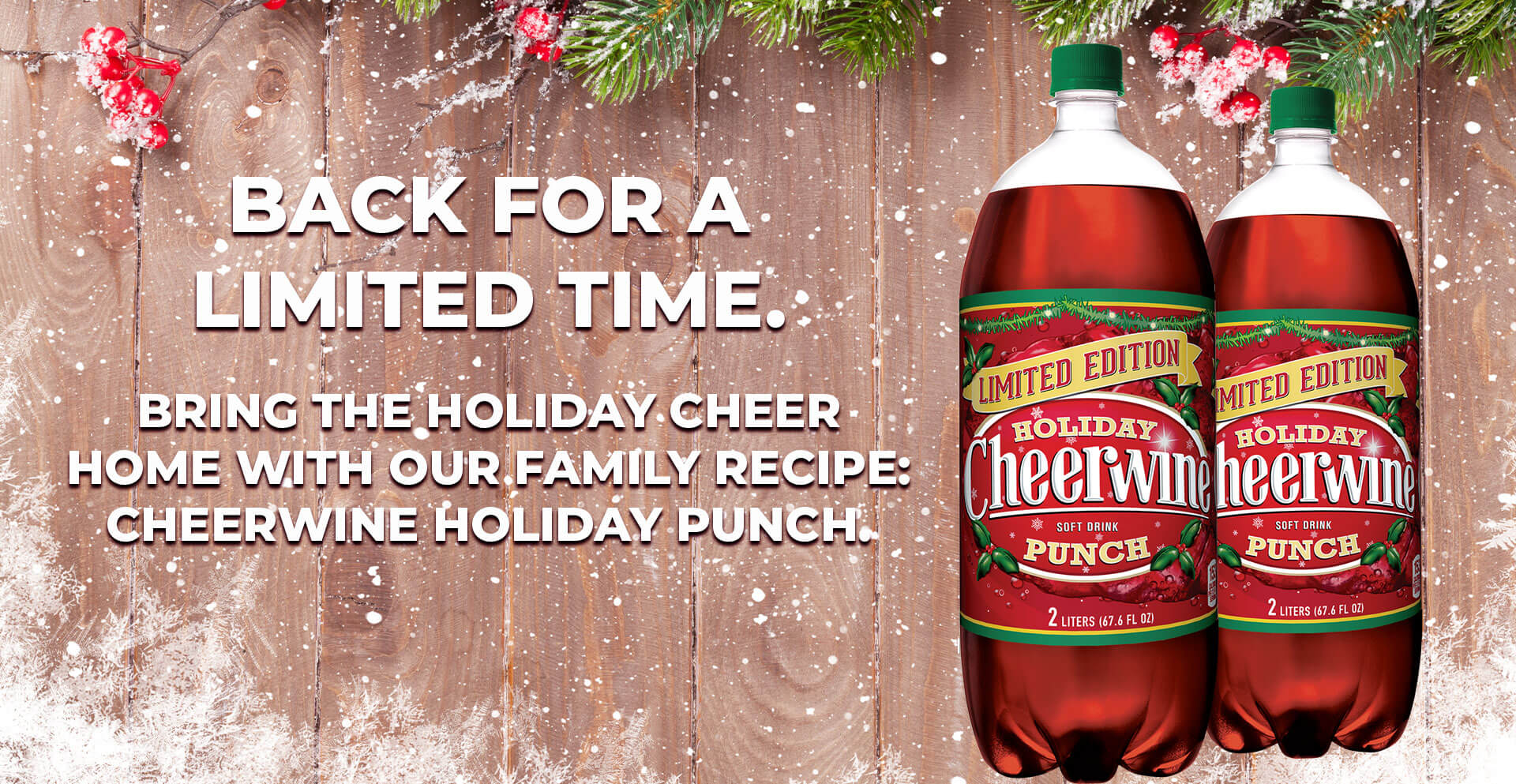 Limited Time Only - Find Cheerwine Holiday Punch Near You